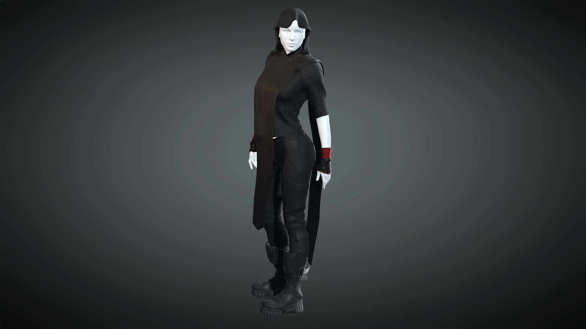 3D Cyberpunk Fashion model - TurboSquid 1730561