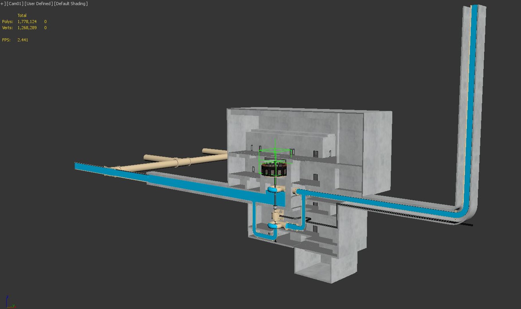 Pumped Storage Hydroelectric Power Plant 3D Model - TurboSquid 1746179