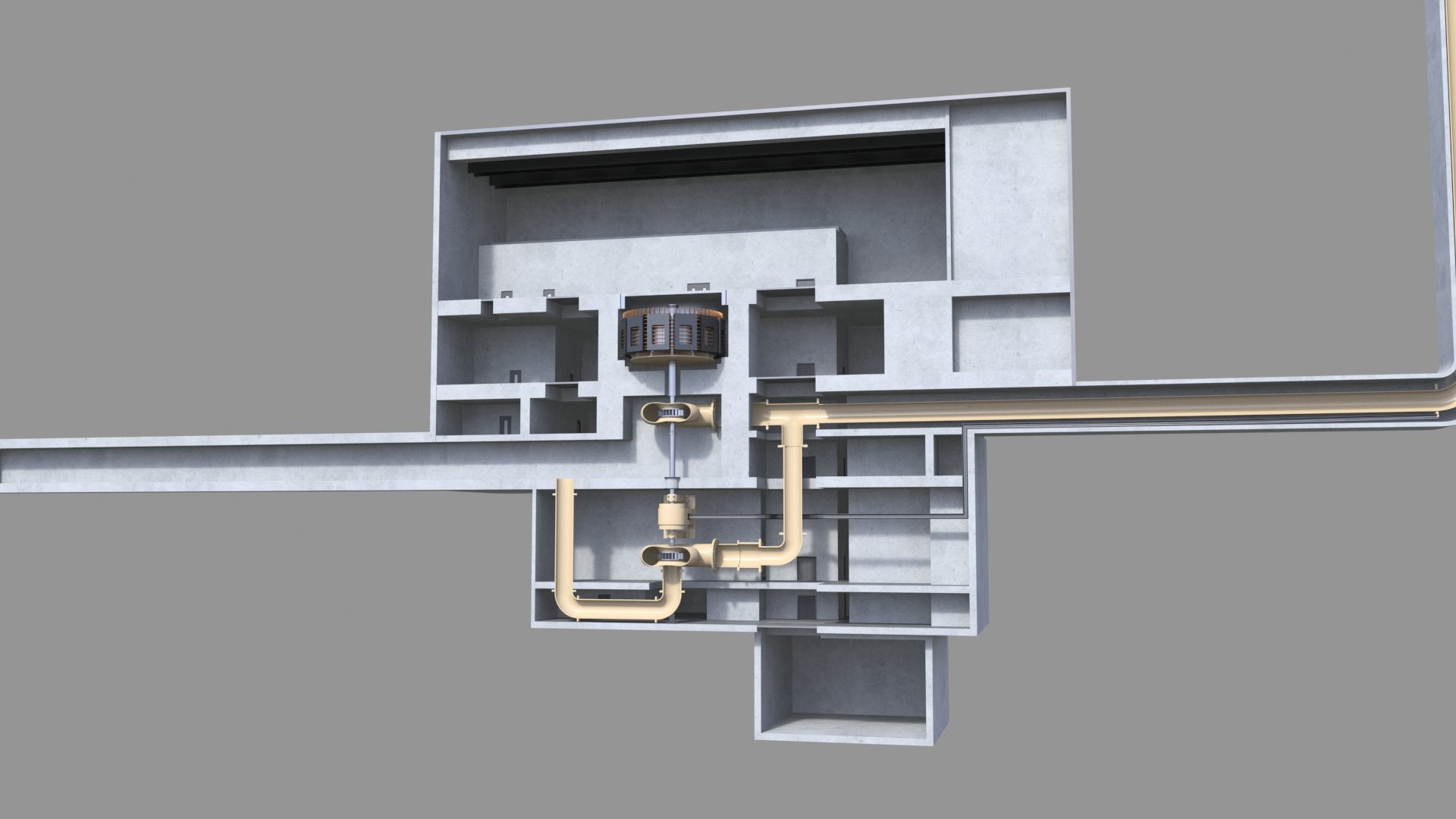 Pumped Storage Hydroelectric Power Plant 3D Model - TurboSquid 1746179
