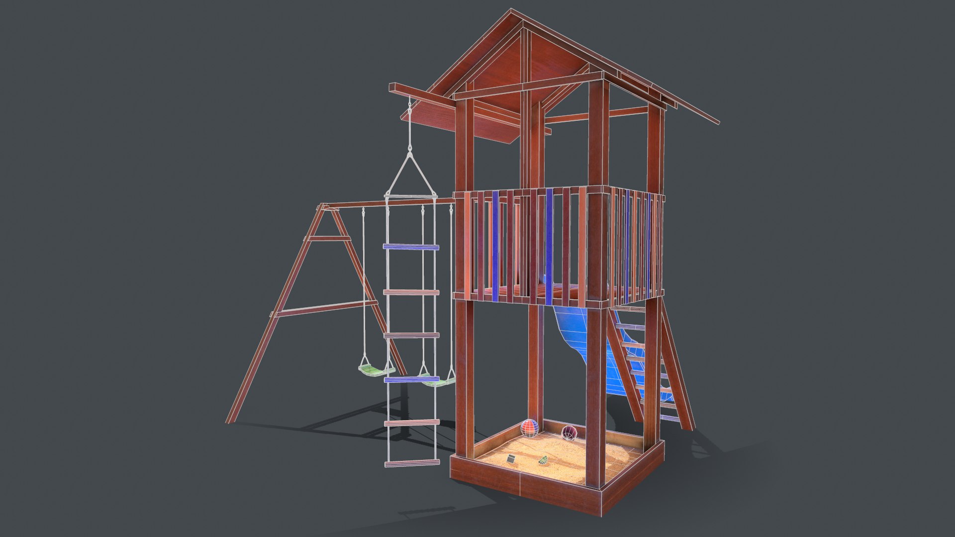 Play playground 3D model - TurboSquid 1409560