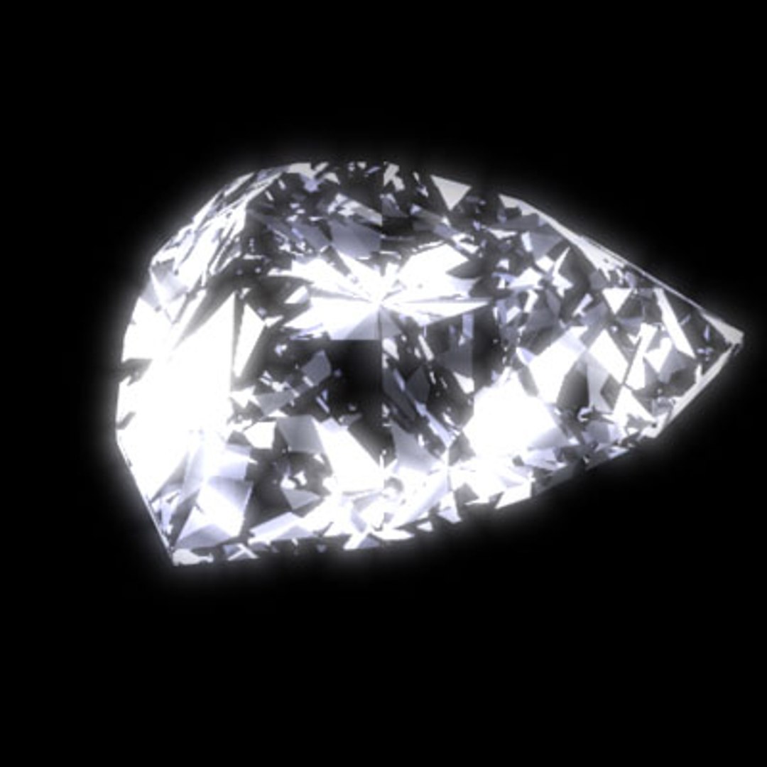 Trilliant Trillion Diamond Cut 3d Model