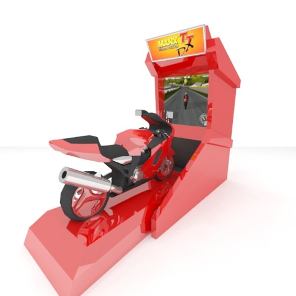 3d arcade machine bike