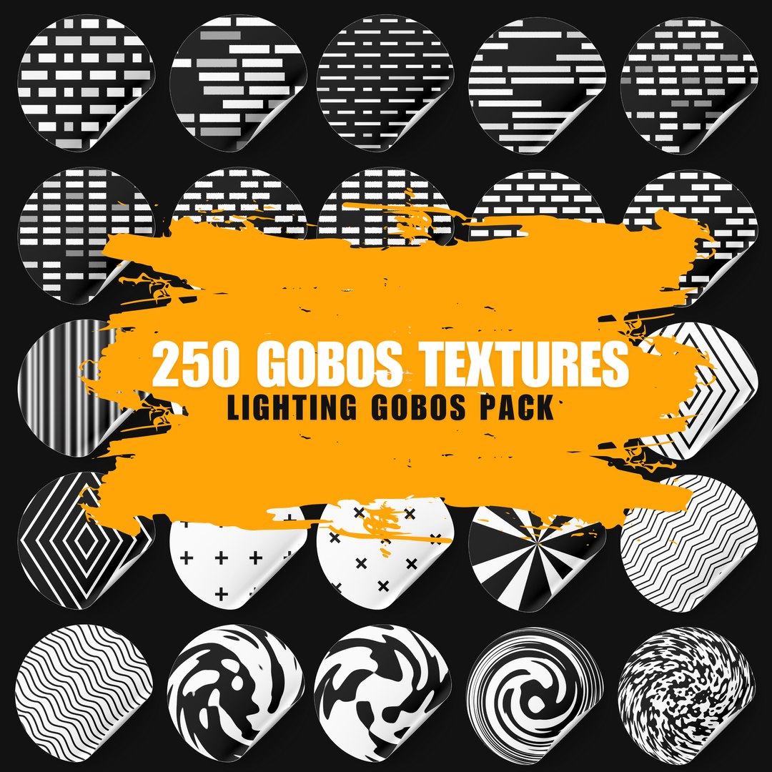 3D LIGHTING GOBOS TEXTURE PACK - Shadow Casting Texture Pack ...