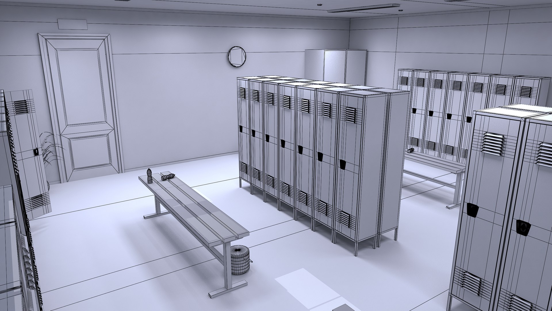 3D Locker Room Collection 2 - TurboSquid 1839674