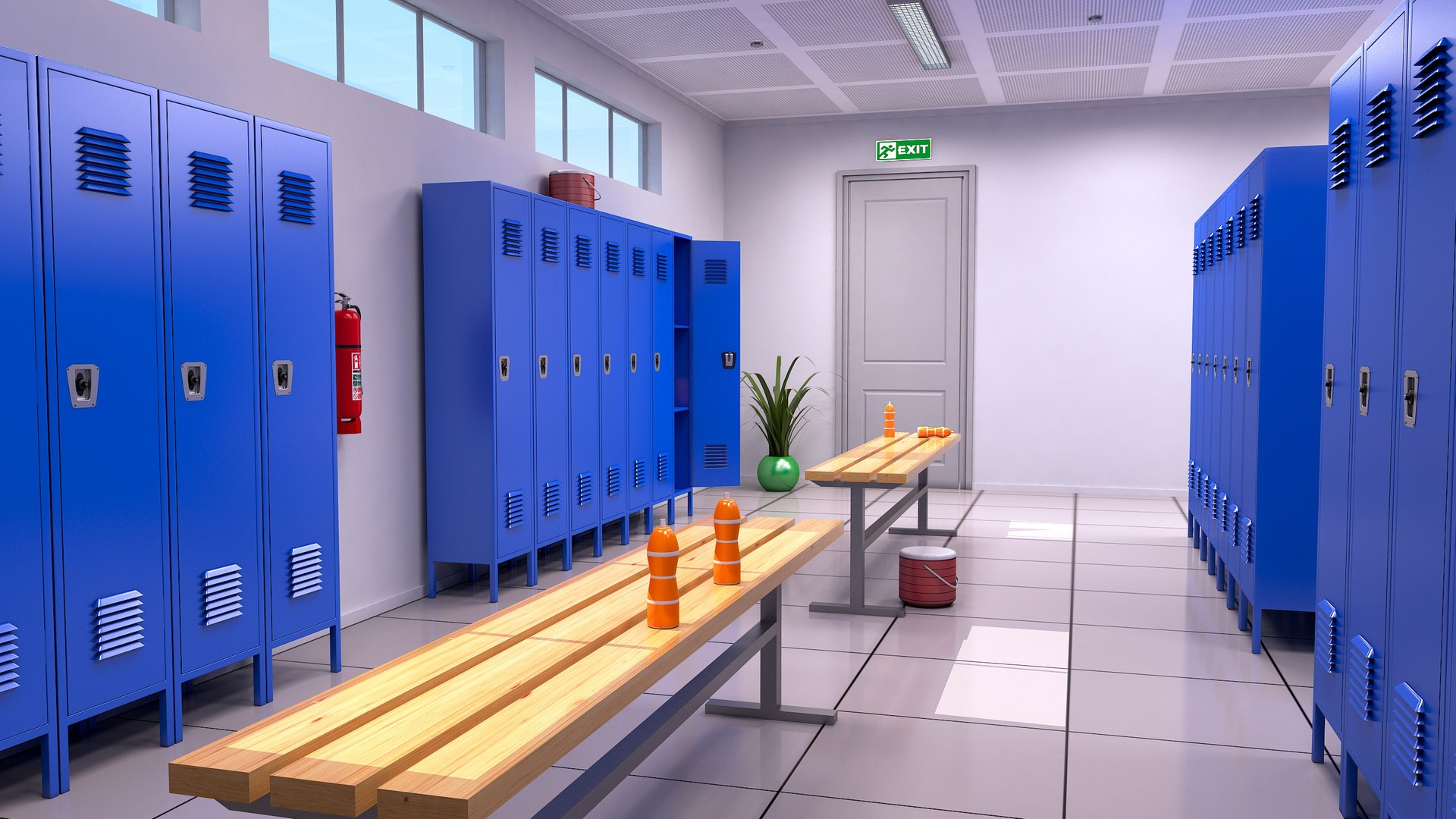 3D Locker Room Collection 2 - TurboSquid 1839674