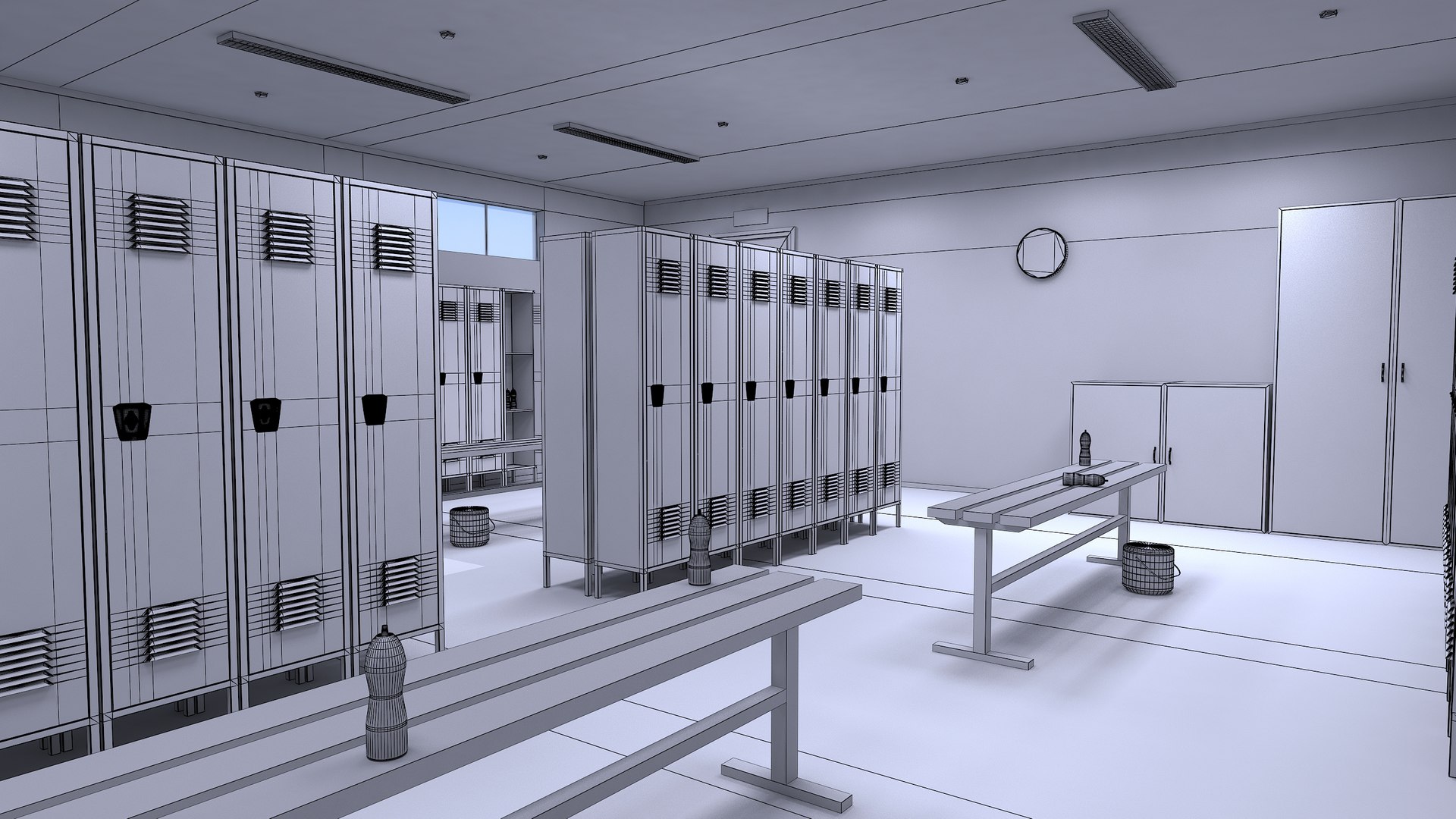 3D Locker Room Collection 2 - TurboSquid 1839674