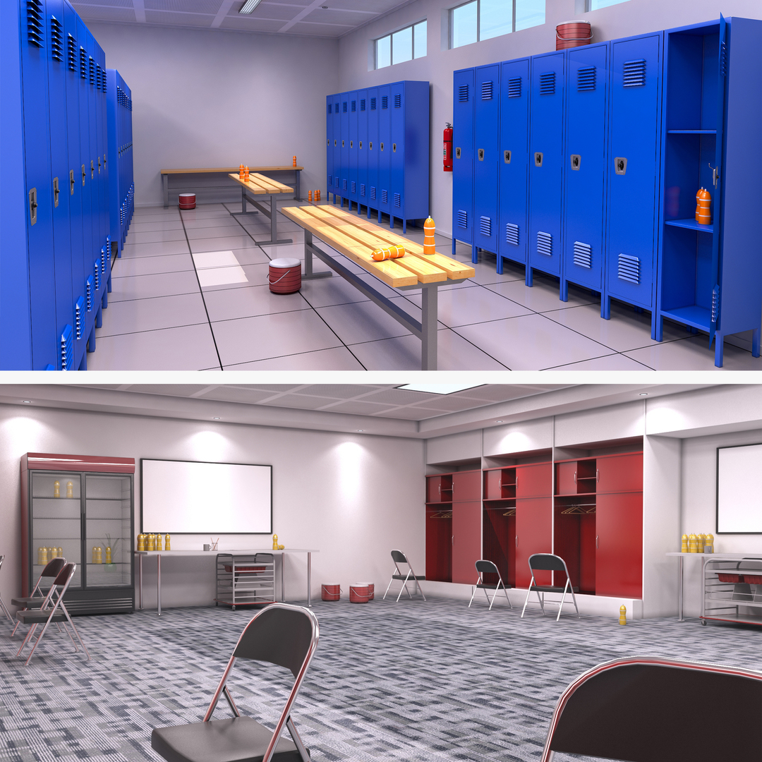 3D Locker Room Collection 2 - TurboSquid 1839674