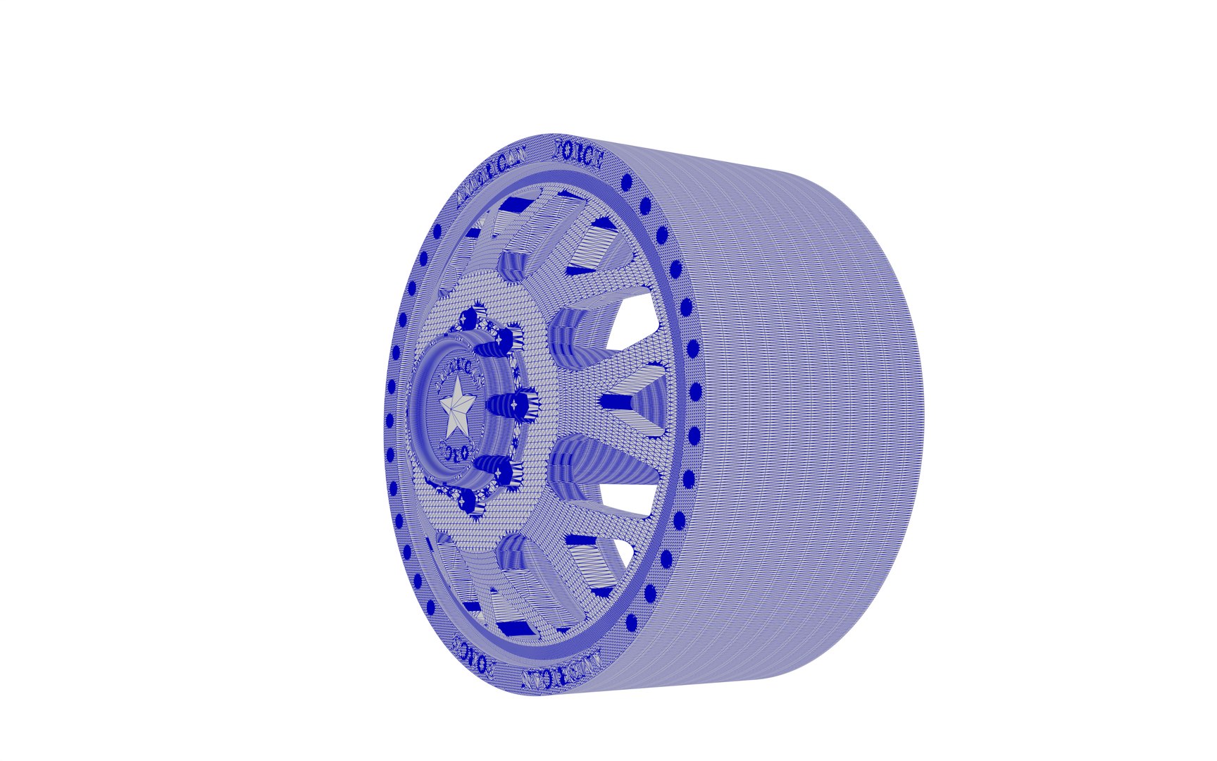 3D AMERICAN FORCE DB03 PAYLOAD DBO WHEEL RIM - TurboSquid 2147520