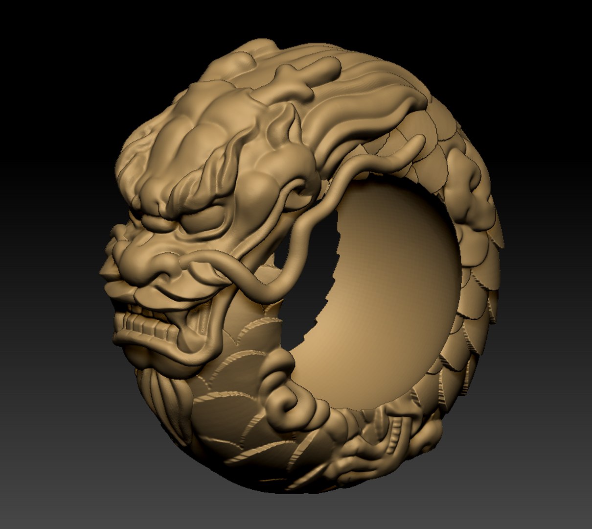3D Dragon Ring Model - TurboSquid 1610534