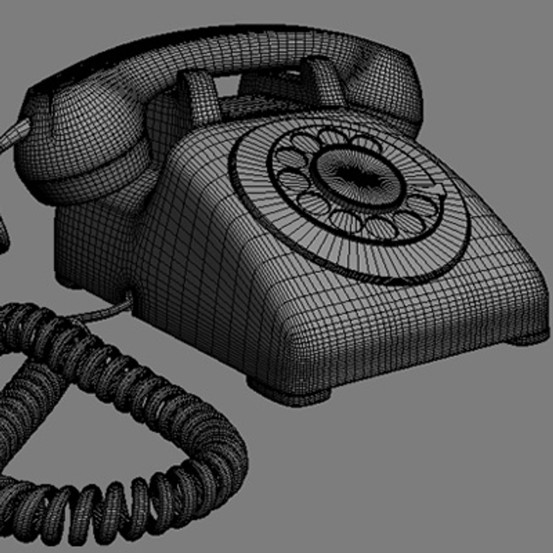 Rotary Phone 3d Model