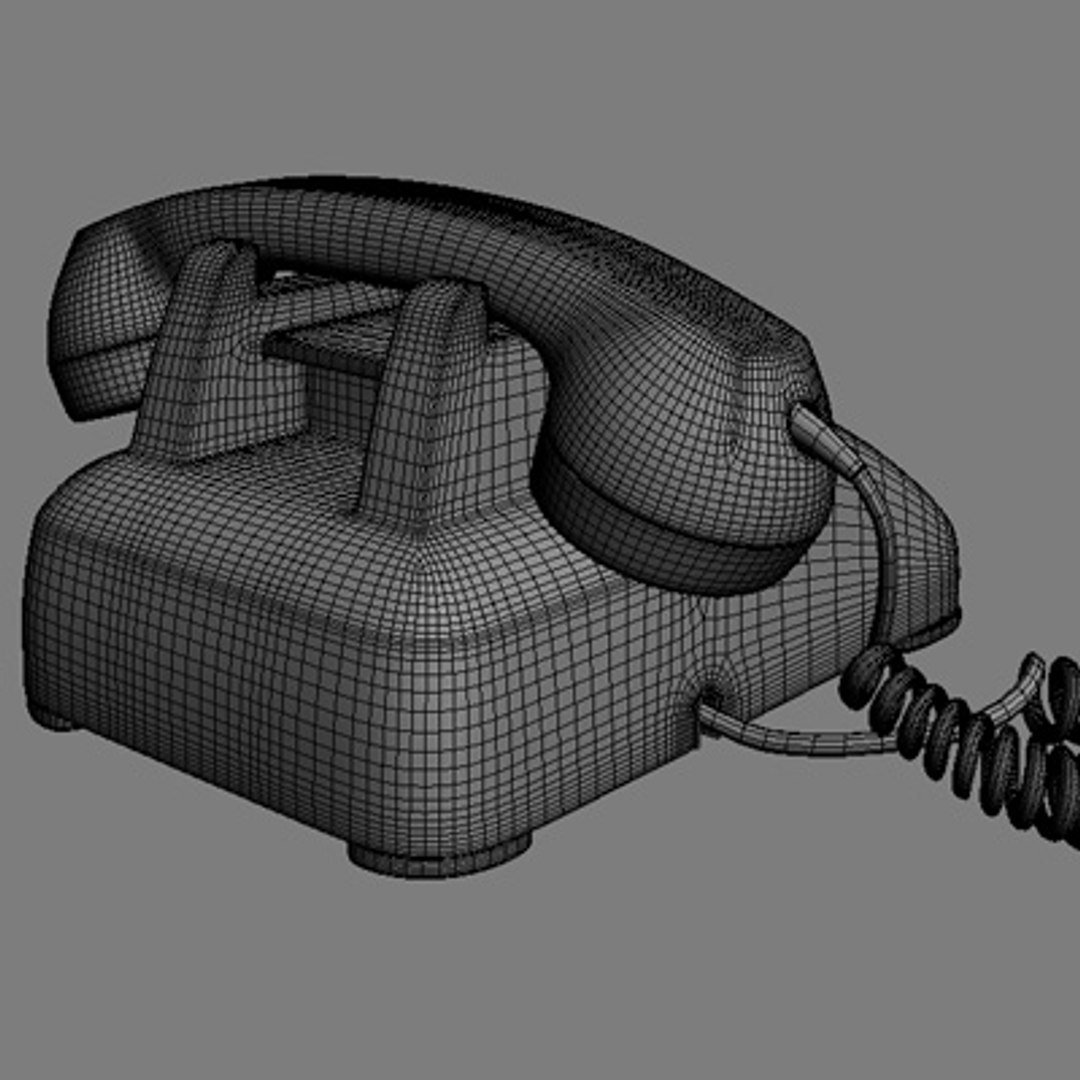 Rotary Phone 3d Model