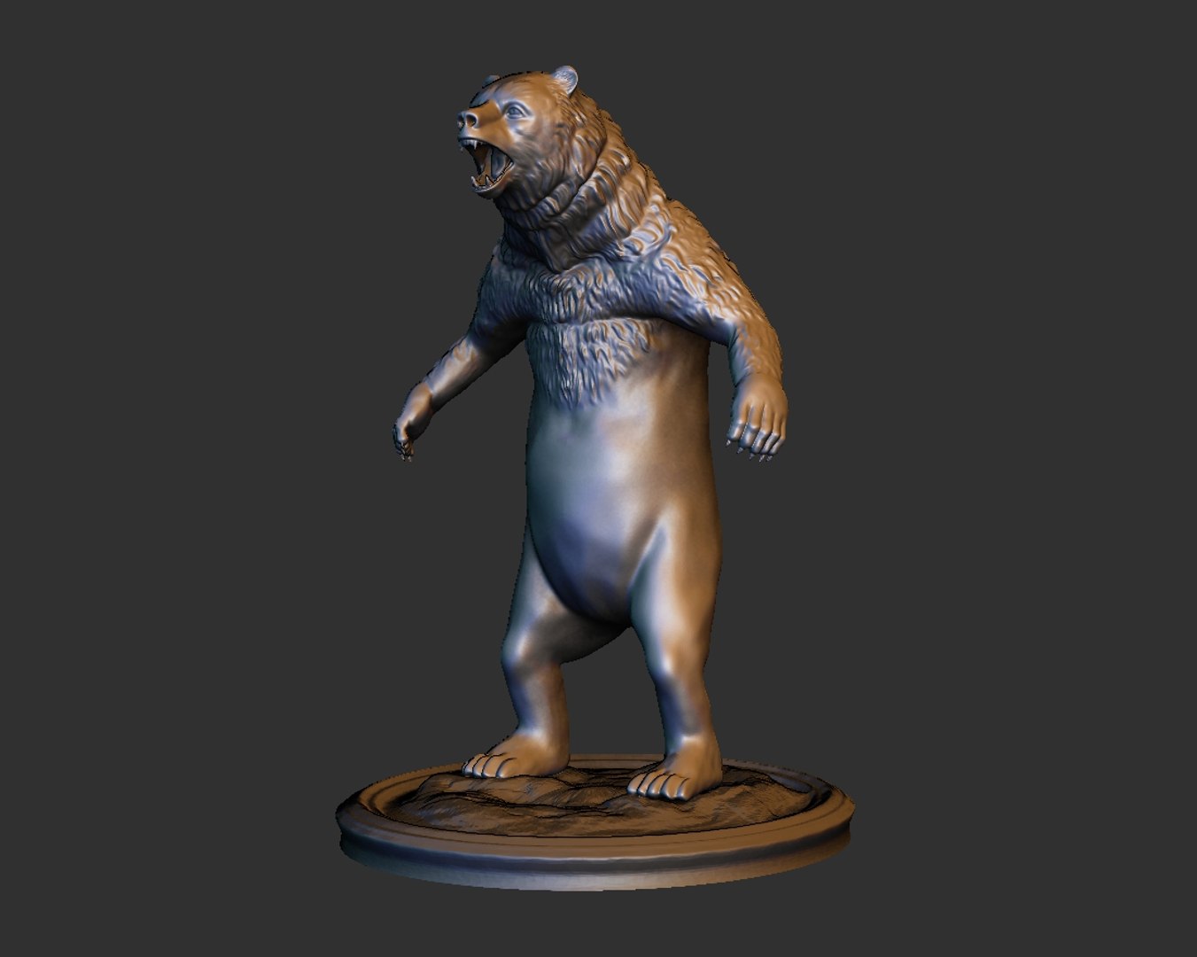 3d Model Bear Sculpture