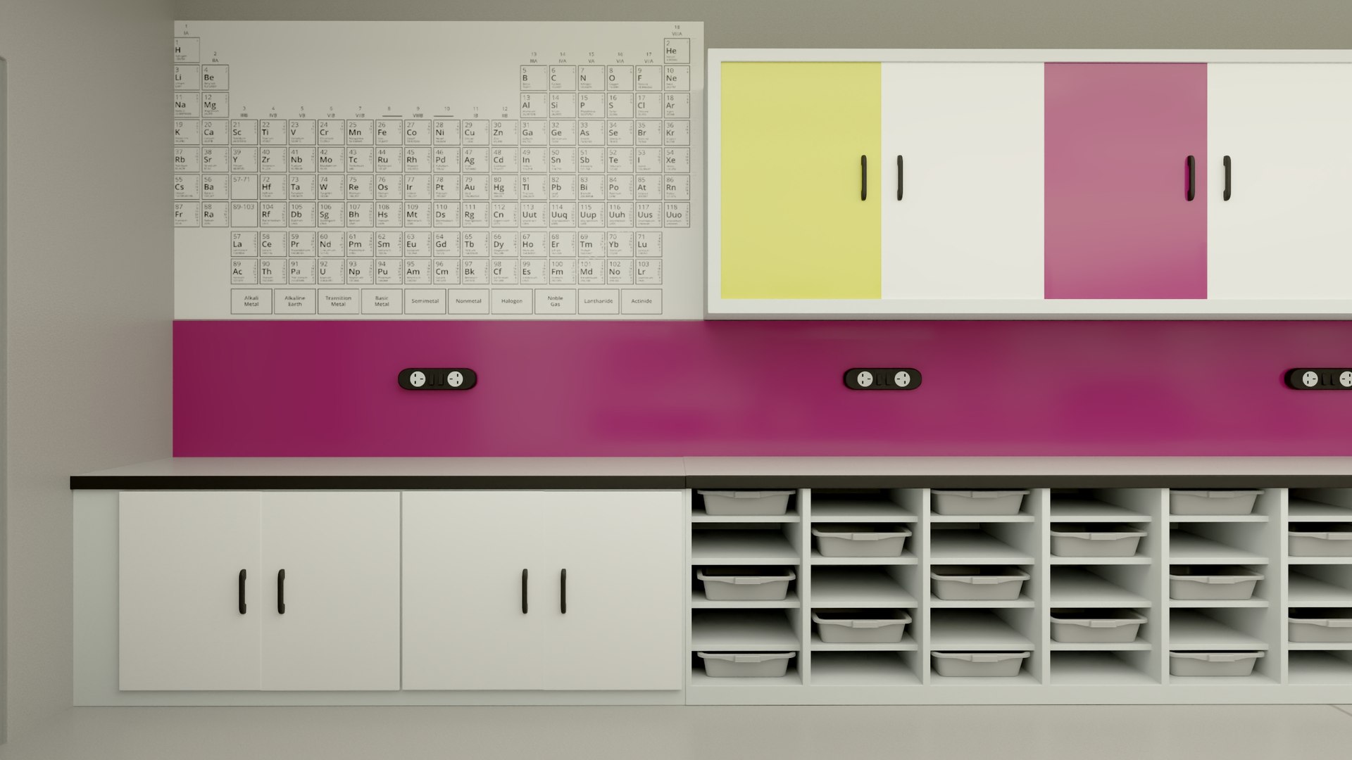 Modern Interior Of The School Chemistry Classroom 3D Model - TurboSquid ...