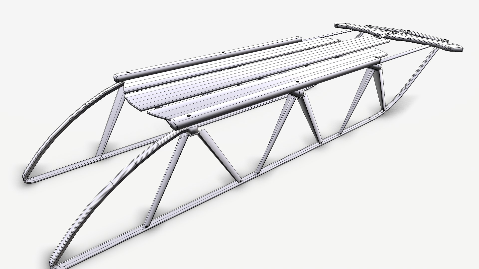 3D Snow Sled Model - TurboSquid 1993011