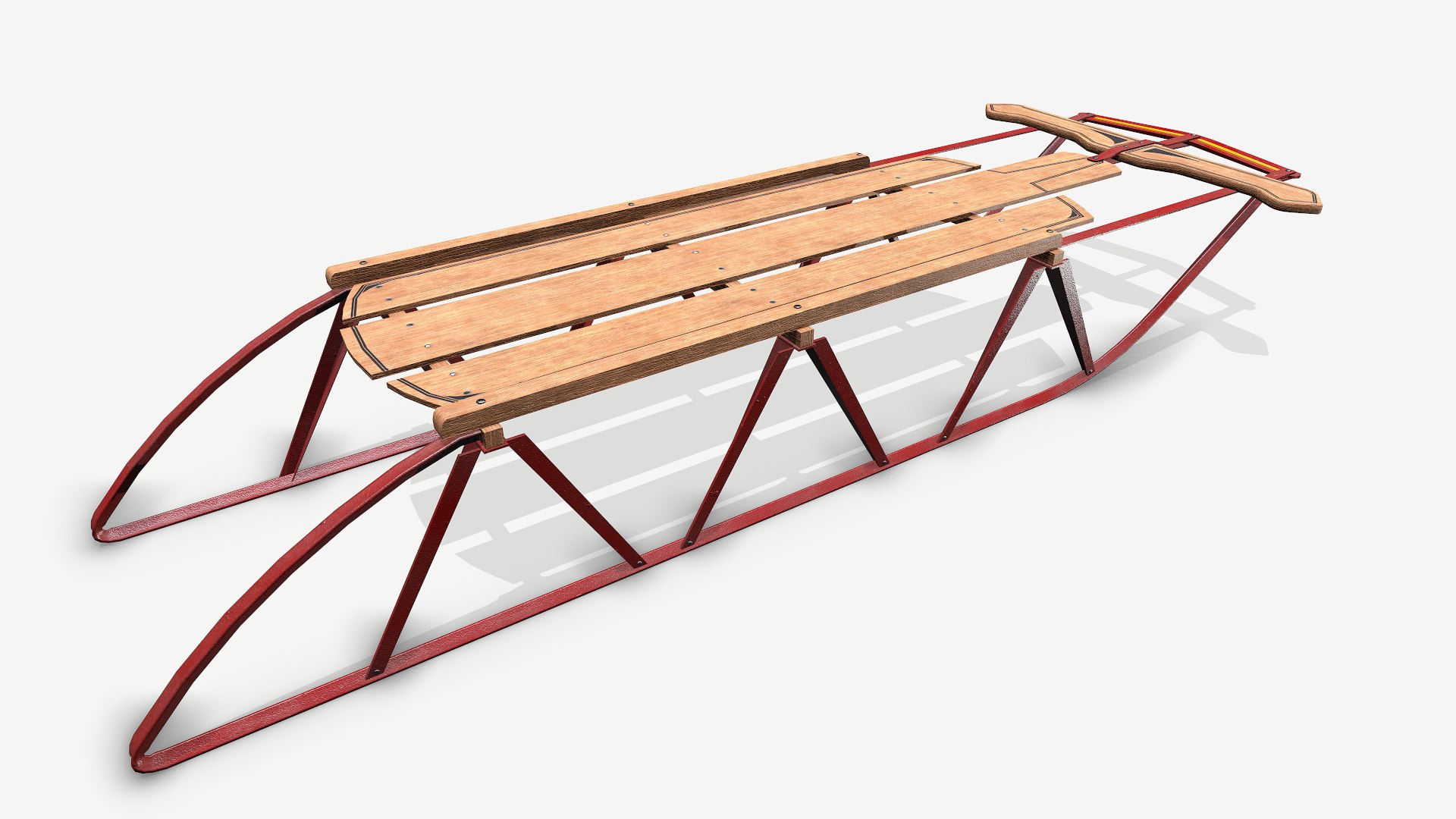 3D Snow Sled Model - TurboSquid 1993011