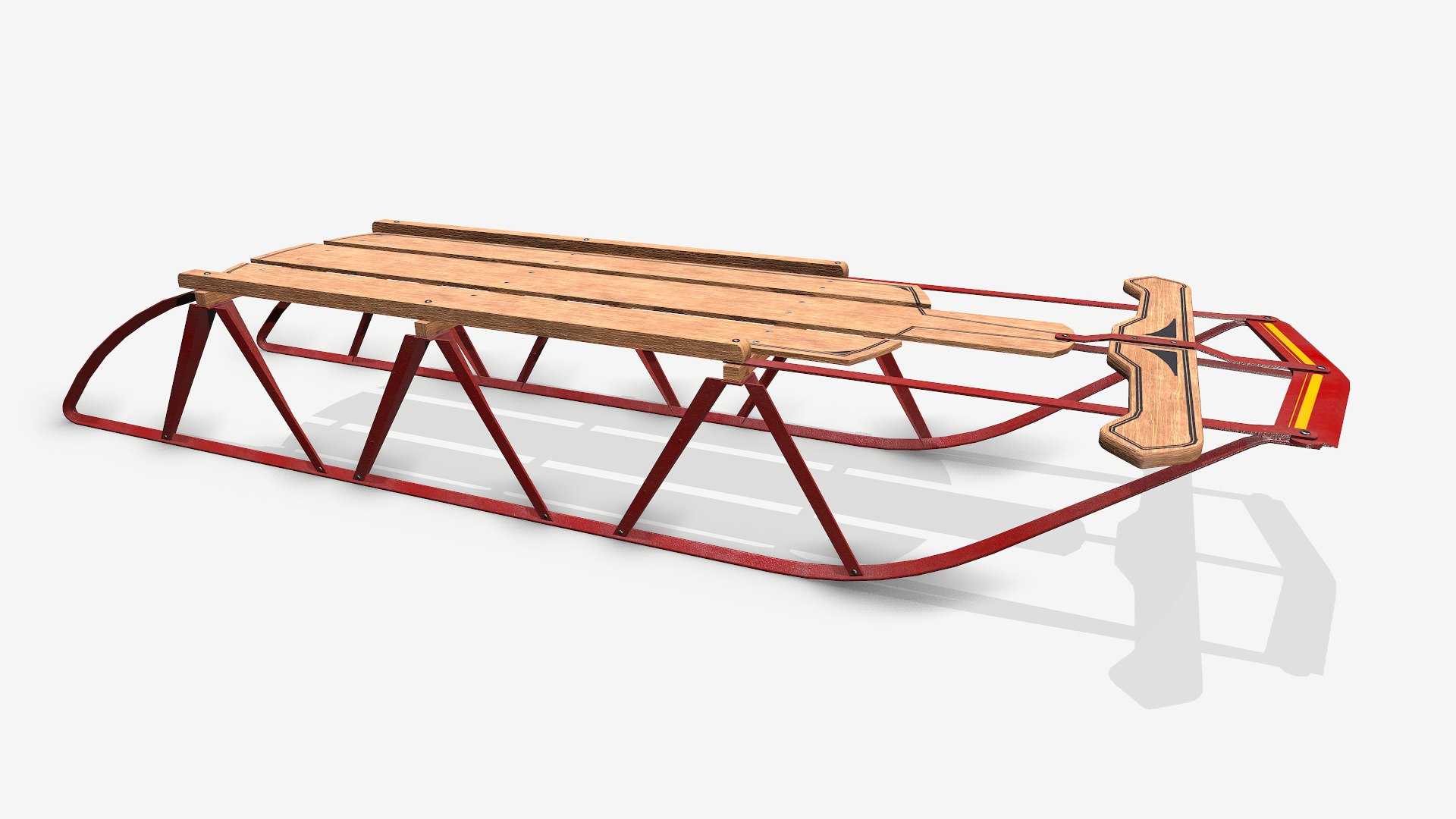 3D Snow Sled Model - TurboSquid 1993011