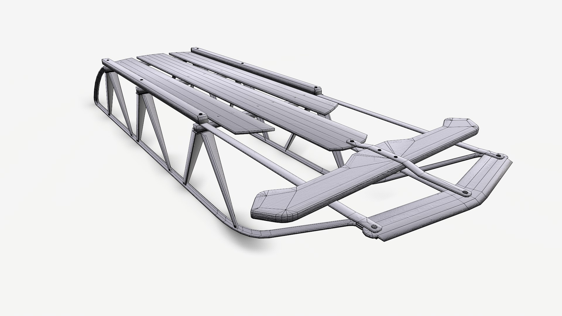 3D Snow Sled Model - TurboSquid 1993011