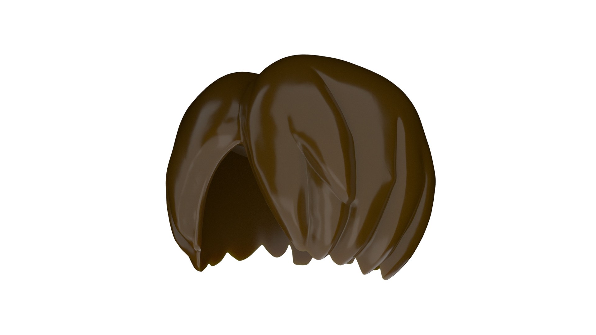 modelo 3d Lego pelo corto para todos los géneros coincide con un objeto ...