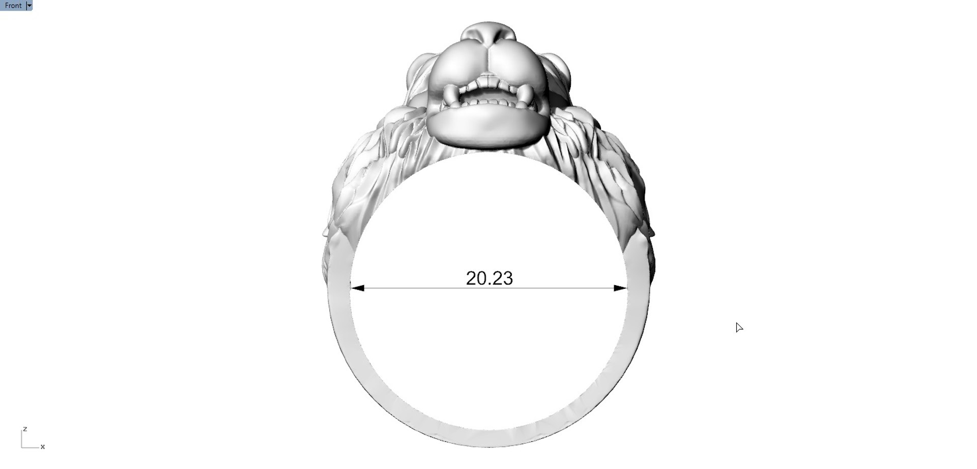 LION RING 3D Model - TurboSquid 2121460