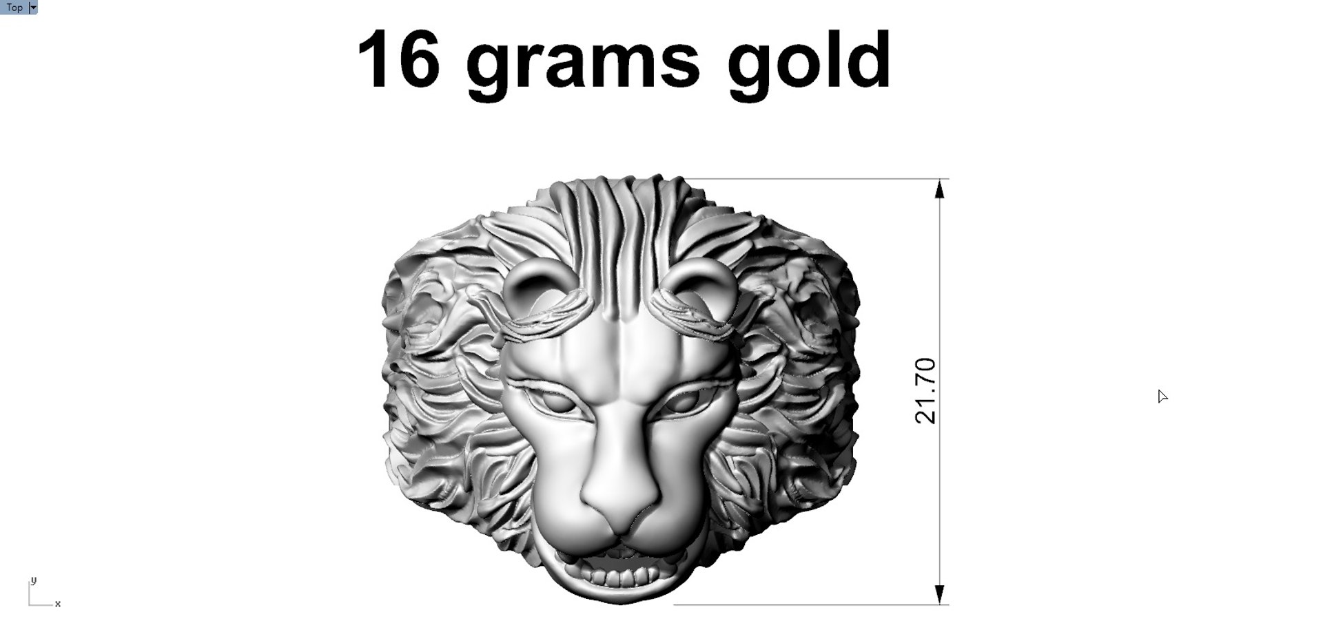 LION RING 3D Model - TurboSquid 2121460