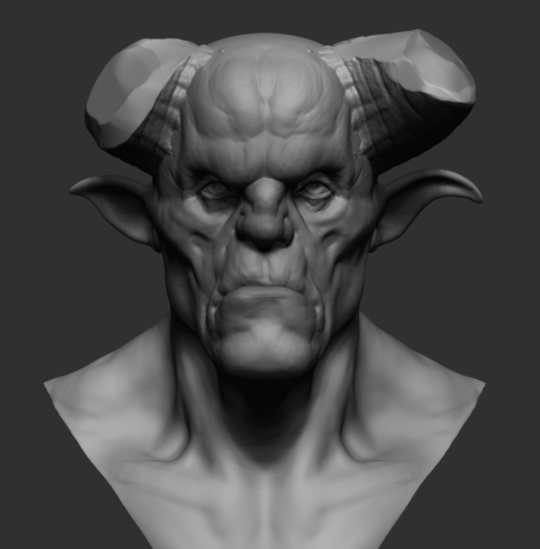 Creature Head Reference 3D Model - TurboSquid 1282357