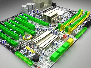 Motherboard 3D Models for Download | TurboSquid