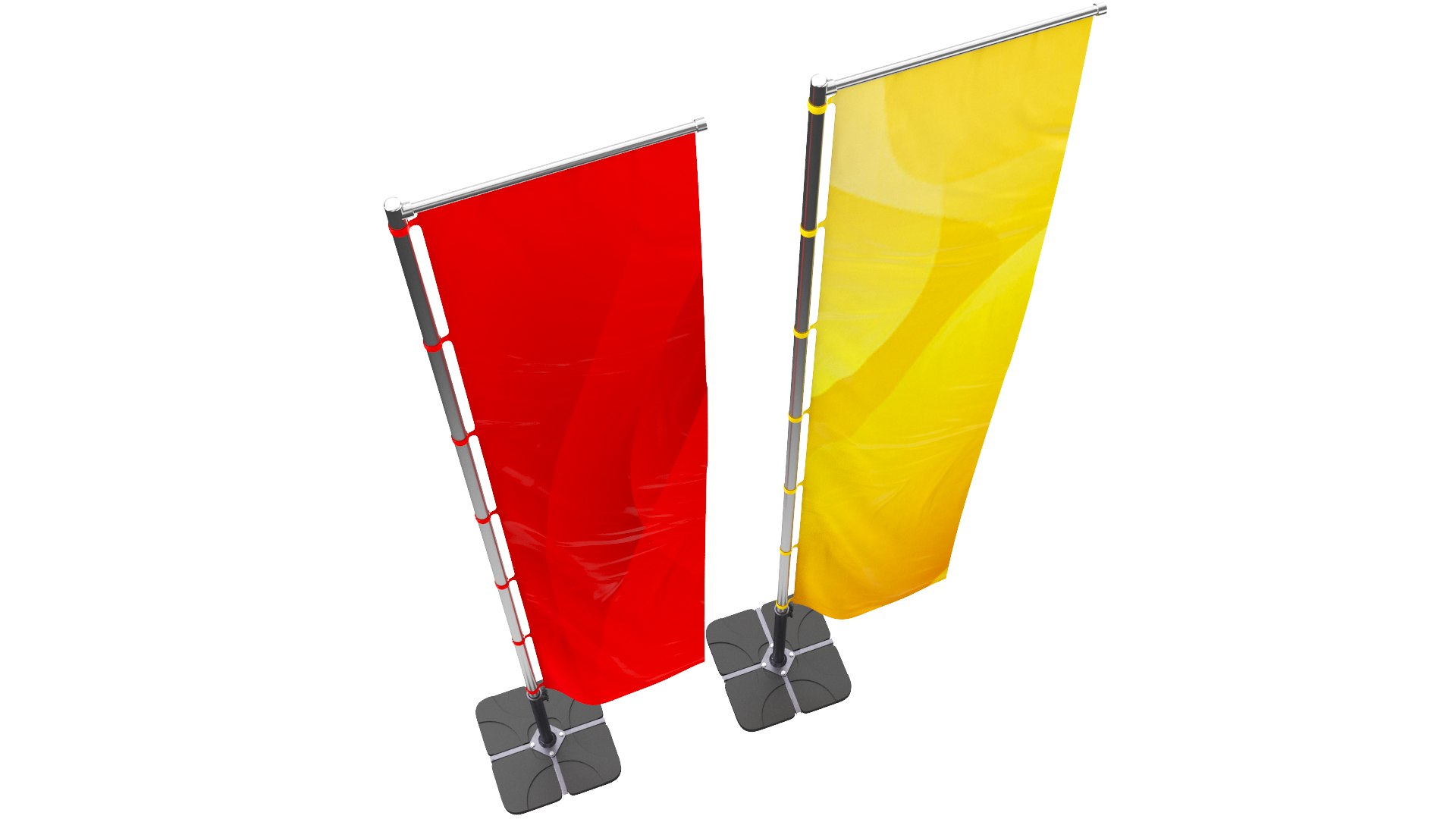 Flag Banner 3D - TurboSquid 1712043