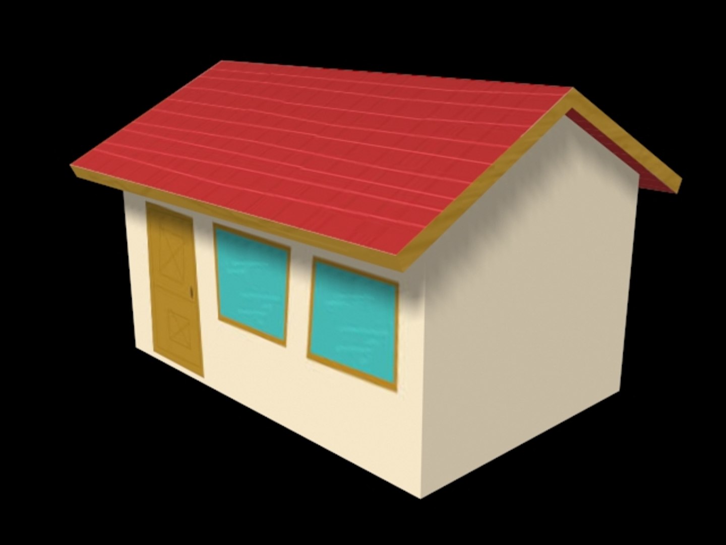 3D Basic House Model - TurboSquid 1503167