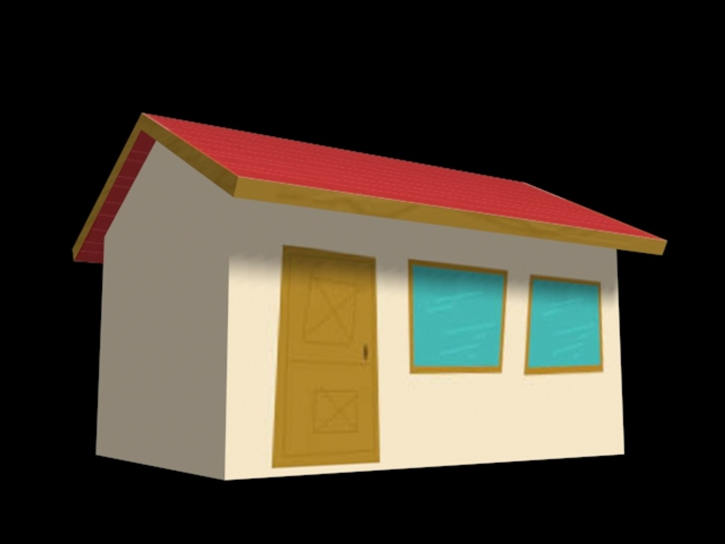 3D Basic House Model - TurboSquid 1503167