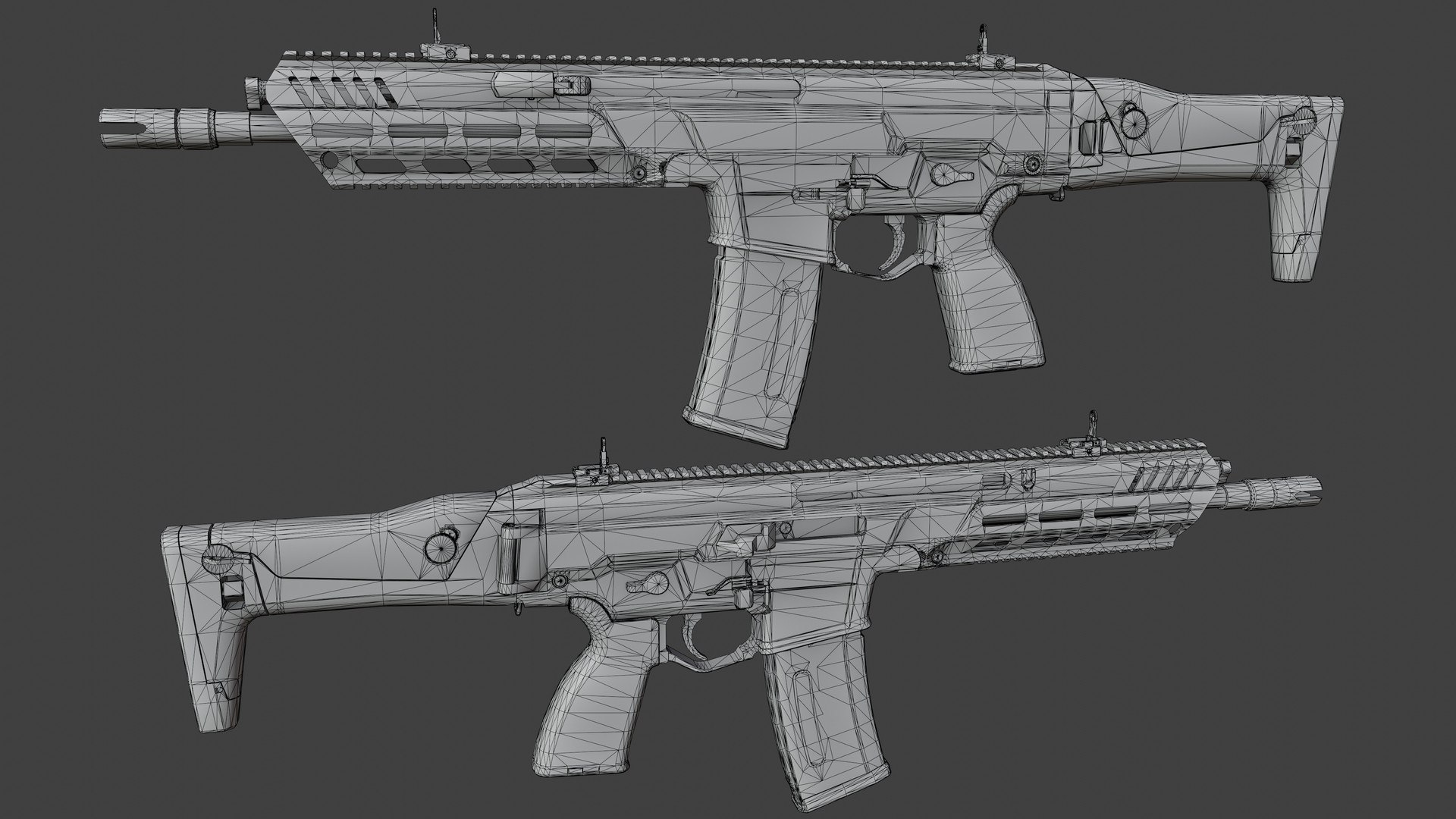 3D Hk433 Assault Rifle Model - TurboSquid 2203302