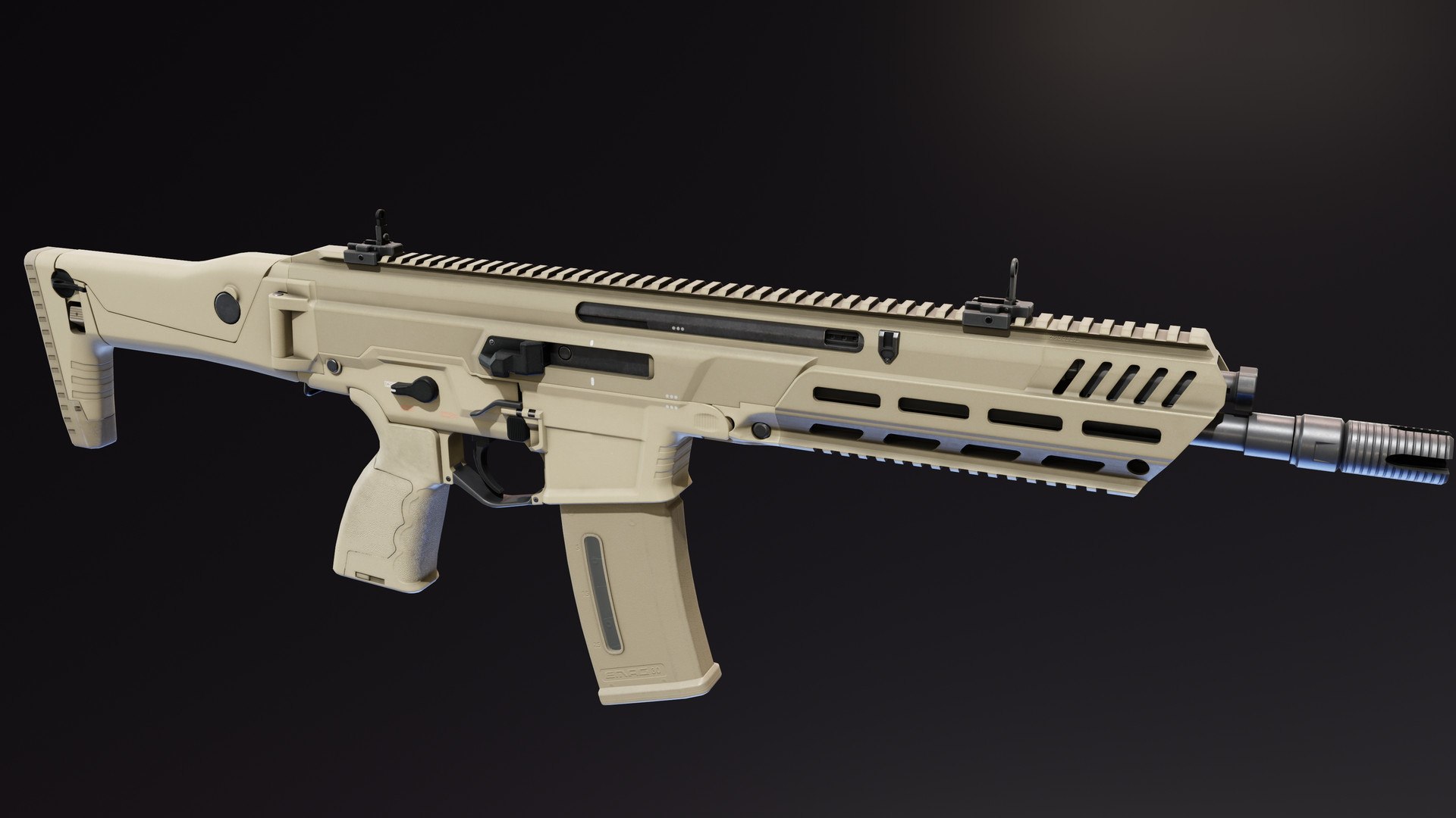 3D Hk433 Assault Rifle Model - TurboSquid 2203302