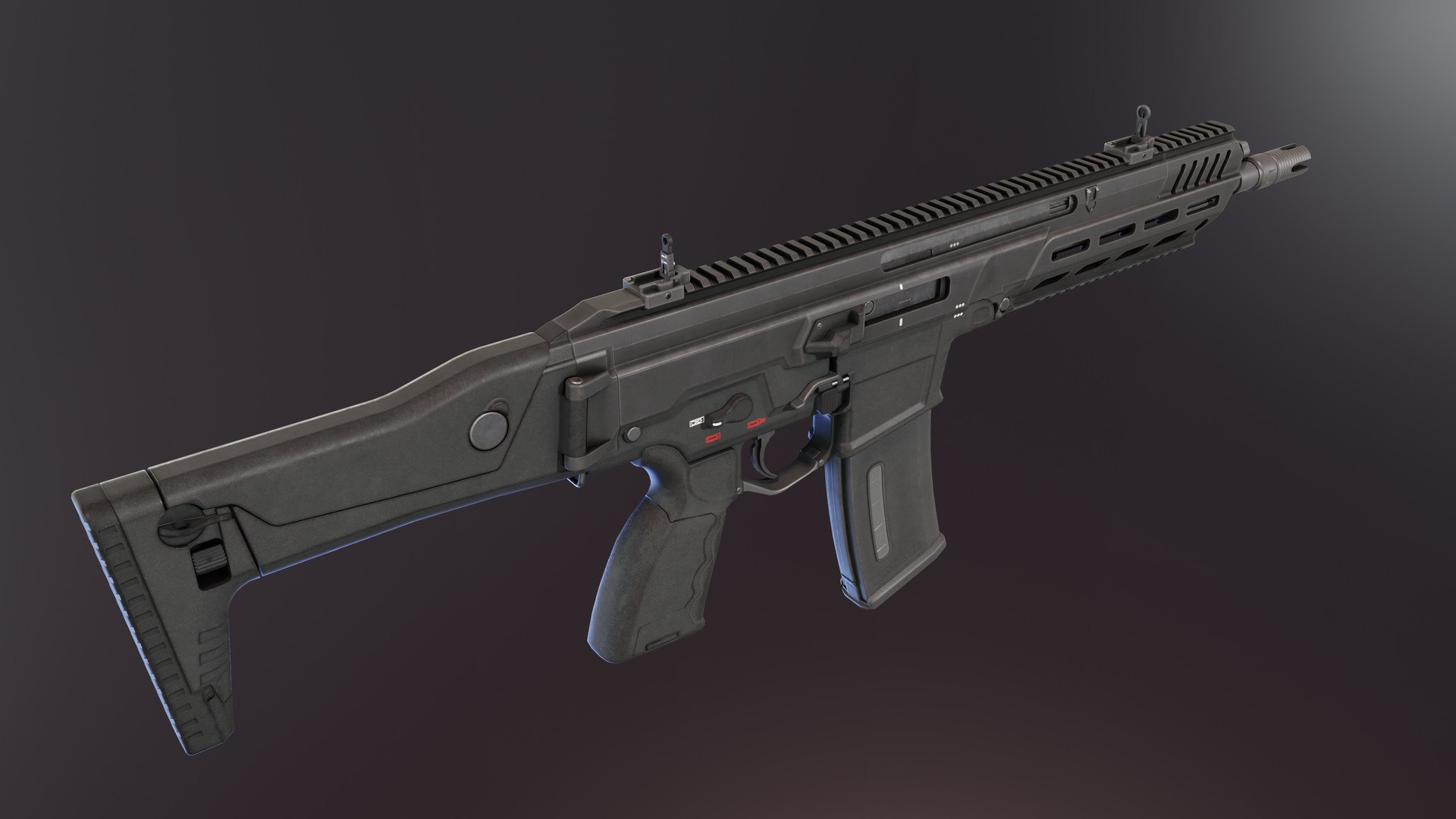 3D Hk433 Assault Rifle Model - TurboSquid 2203302