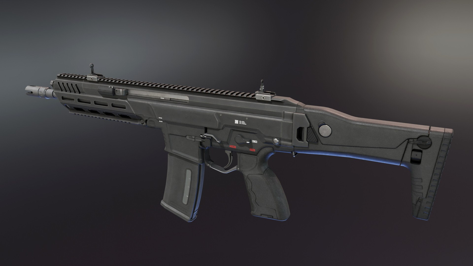 3D Hk433 Assault Rifle Model - TurboSquid 2203302