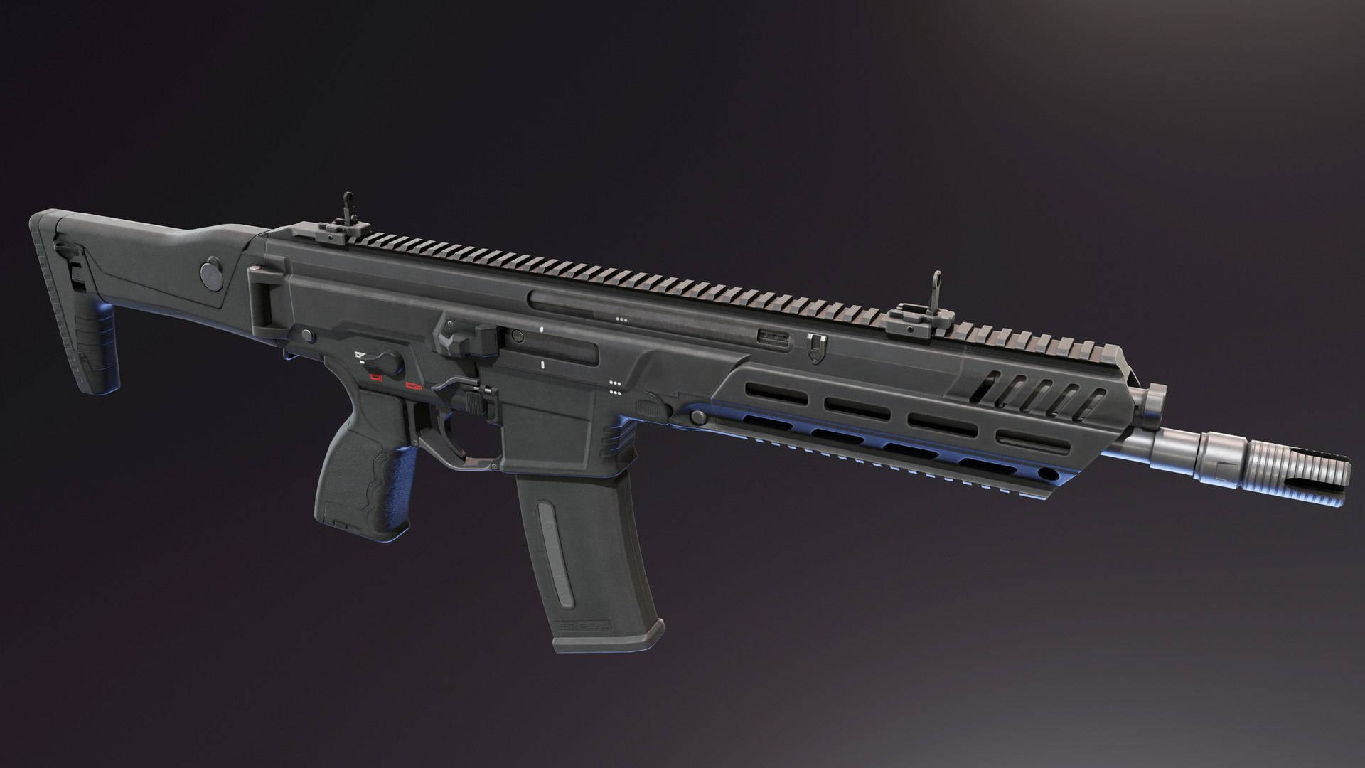 3D Hk433 Assault Rifle Model - TurboSquid 2203302