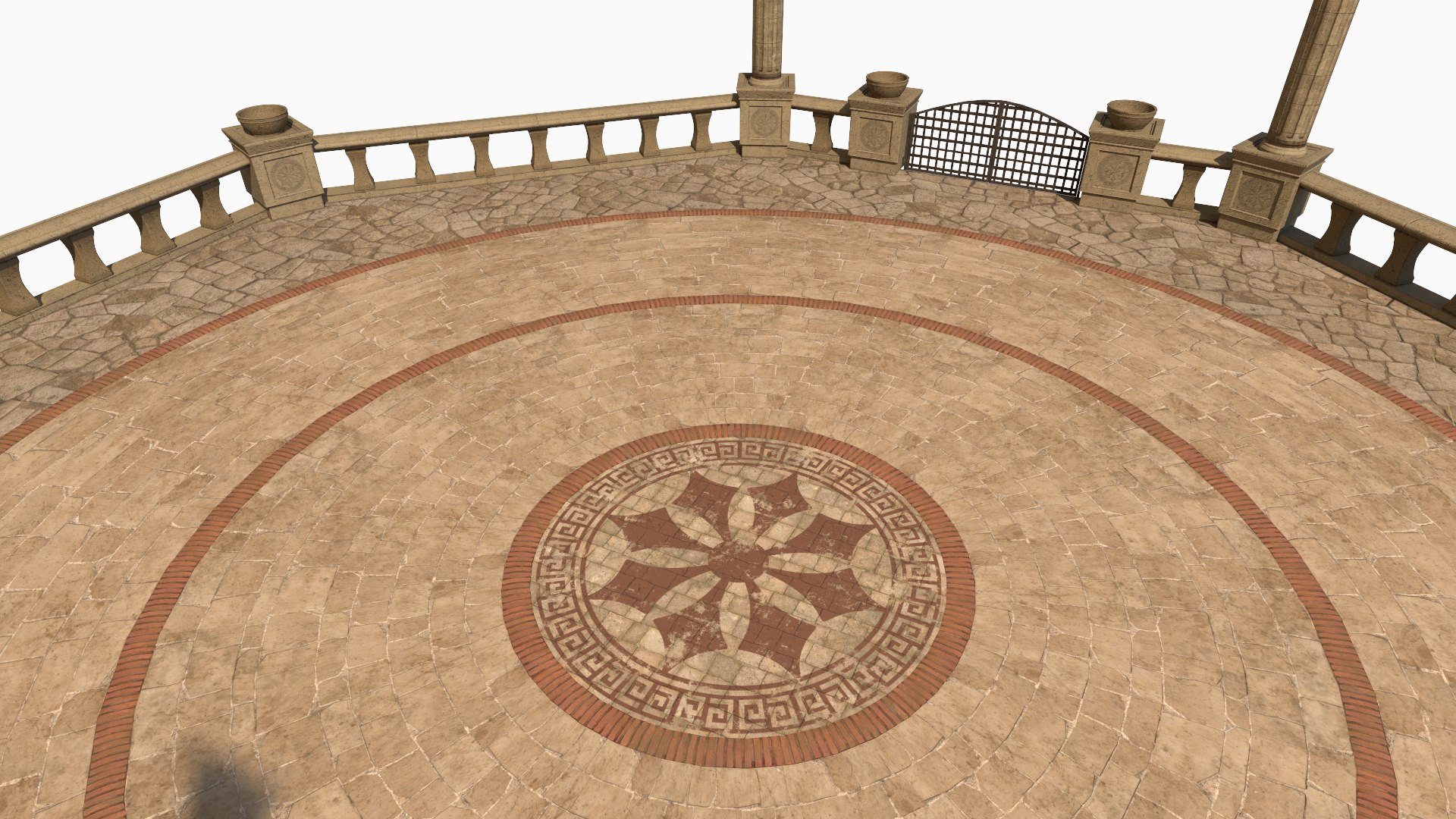 3D Lowpoly Ancient Arena - TurboSquid 1731766