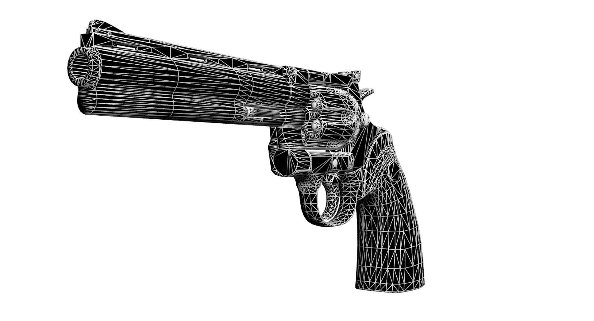 Revolver Colt Python Model - TurboSquid 1392452