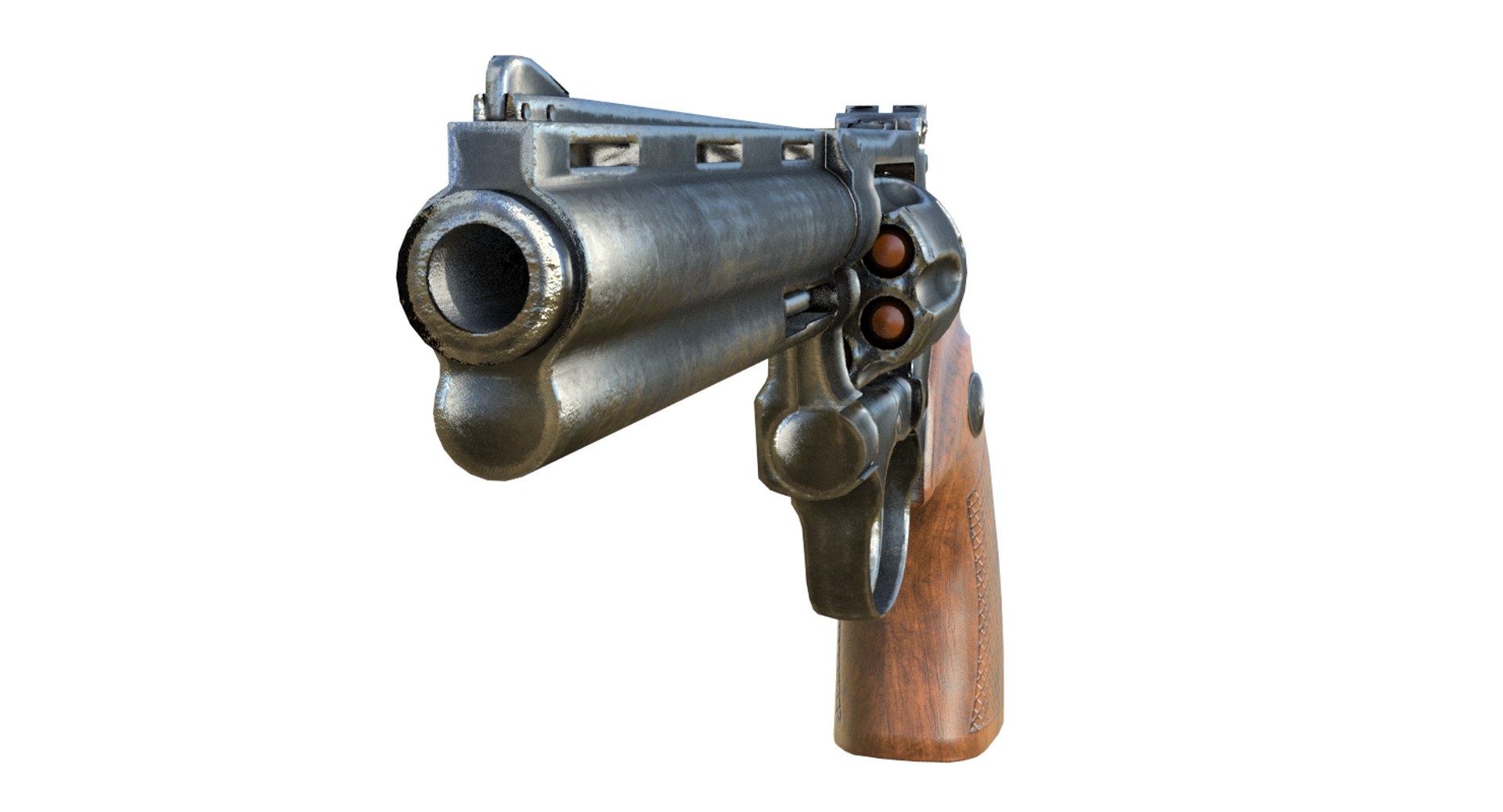 Revolver Colt Python Model - TurboSquid 1392452