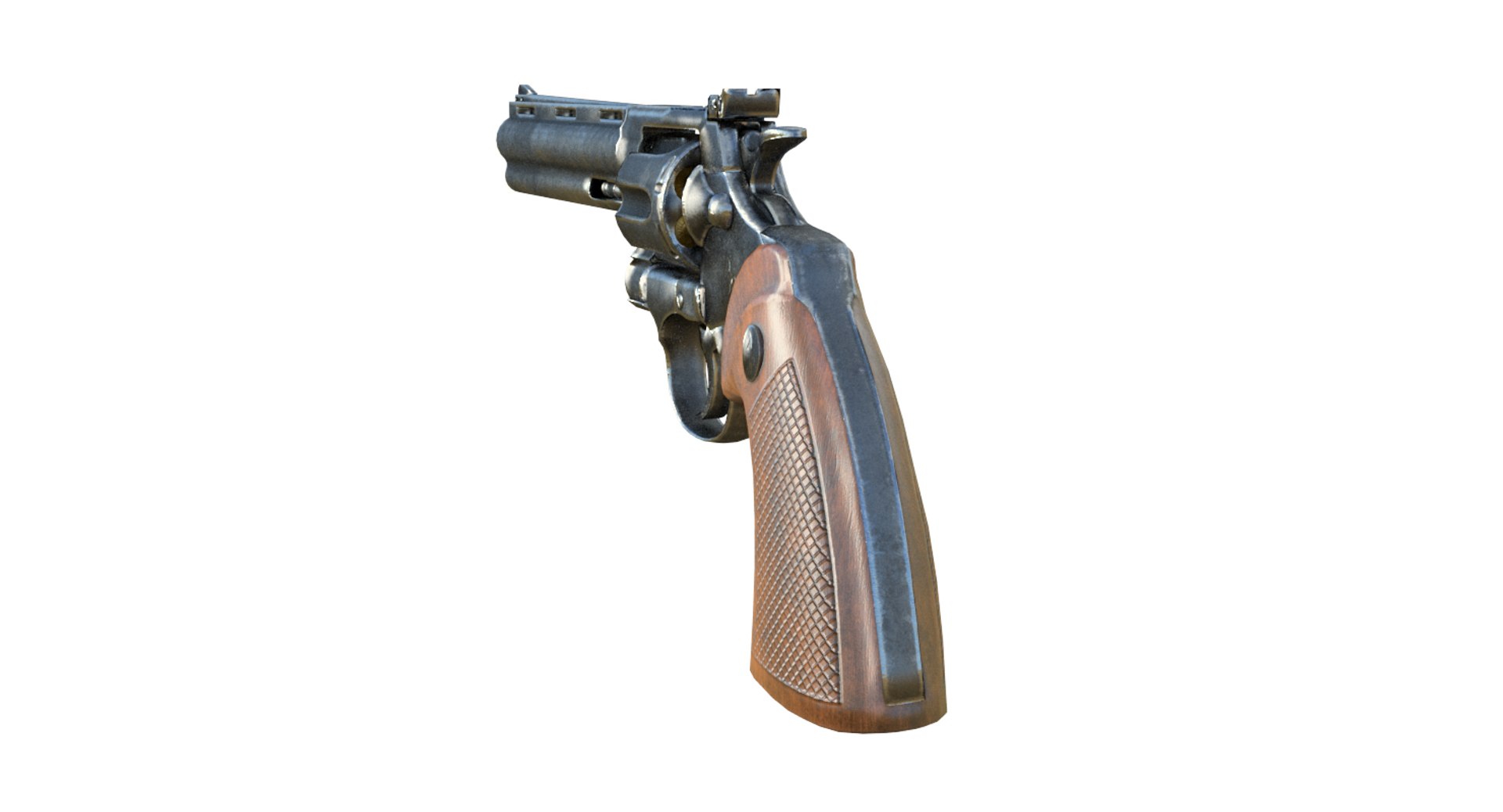 Revolver Colt Python Model - TurboSquid 1392452