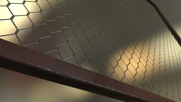 3D Rabitz Fence - TurboSquid 1741486