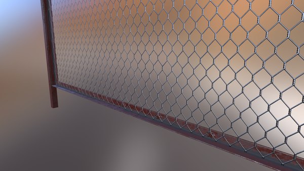 3D Rabitz Fence - TurboSquid 1741486