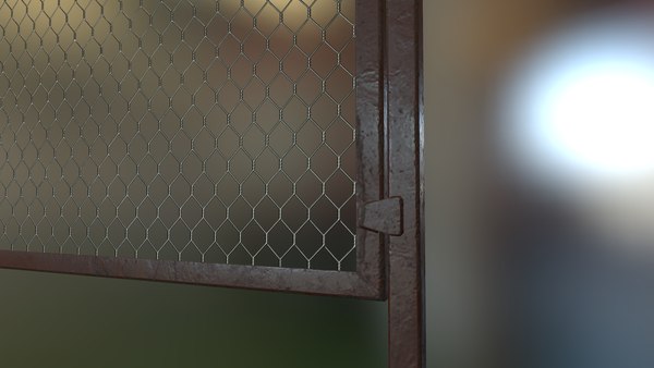 3D Rabitz Fence - TurboSquid 1741486