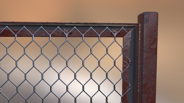 3D Rabitz Fence - TurboSquid 1741486