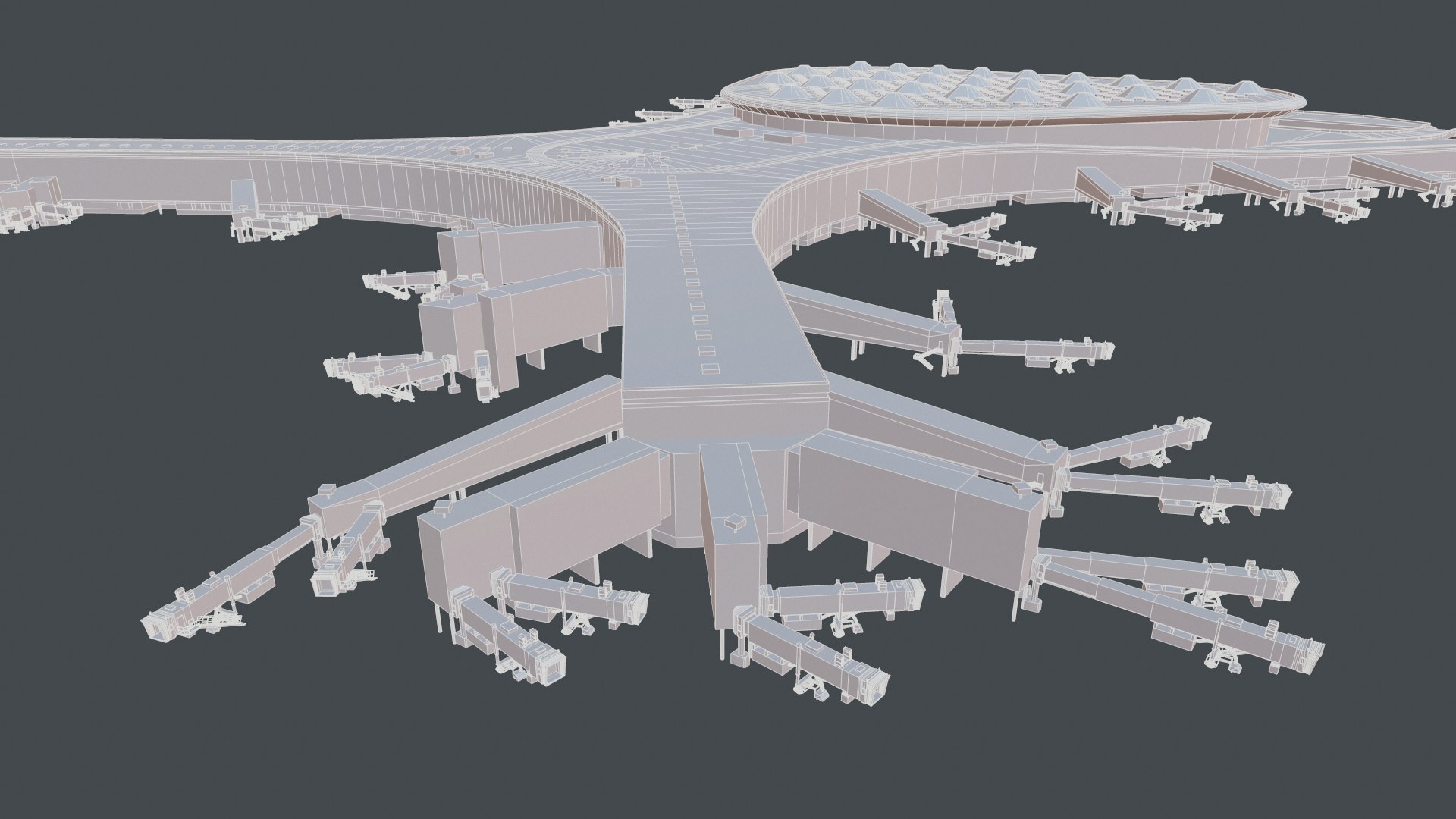 Mumbai International Airport 3D Model - TurboSquid 1880844