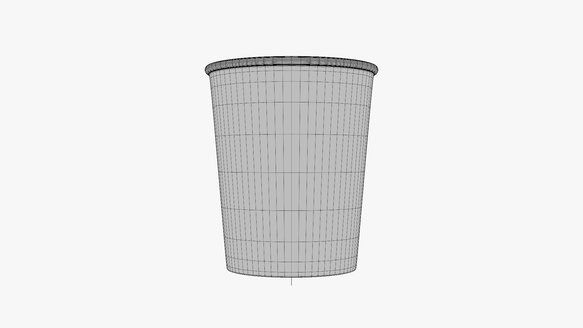 3D Basic Coffee Cup - Geometry Only No Textures No Materials Model ...