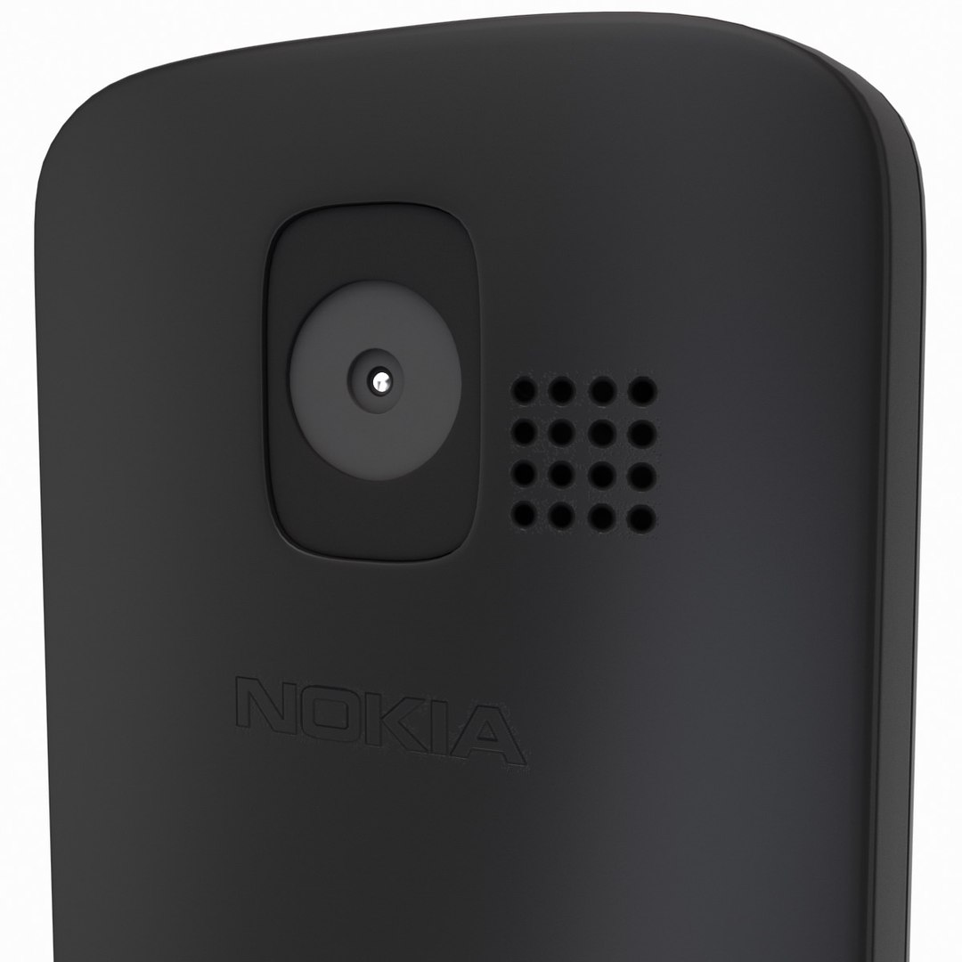 3d Nokia 113 Black Model