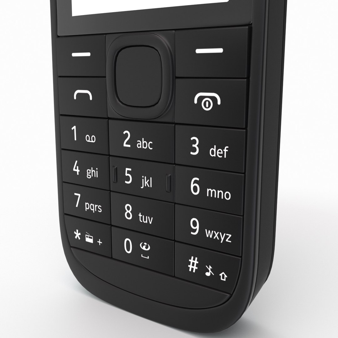 3d Nokia 113 Black Model
