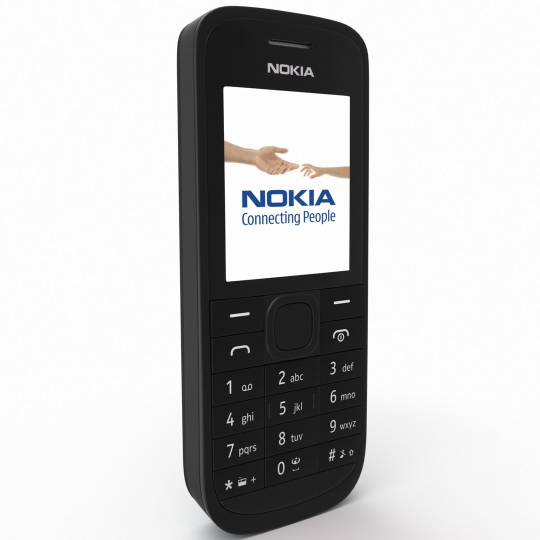 3d Nokia 113 Black Model