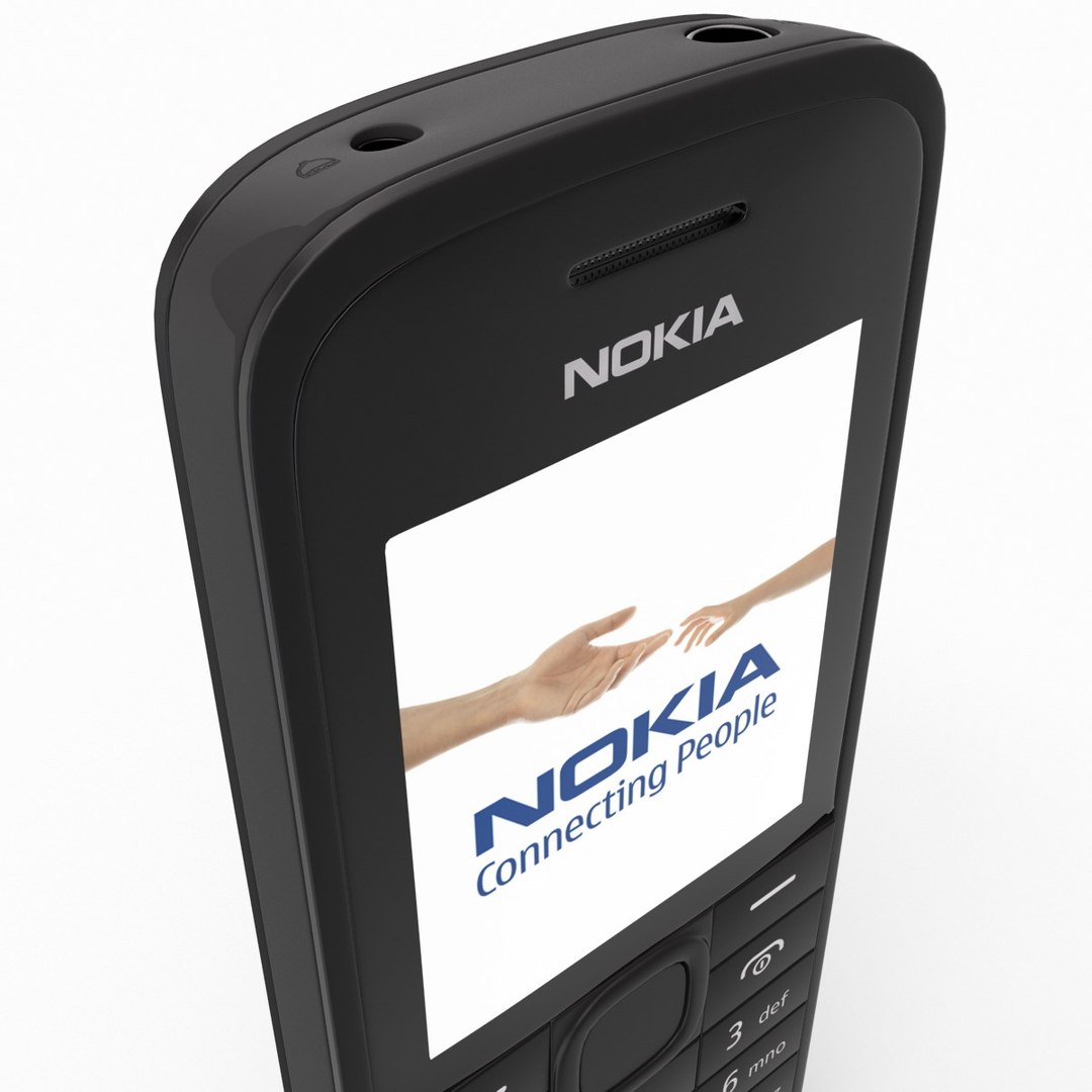 3d Nokia 113 Black Model