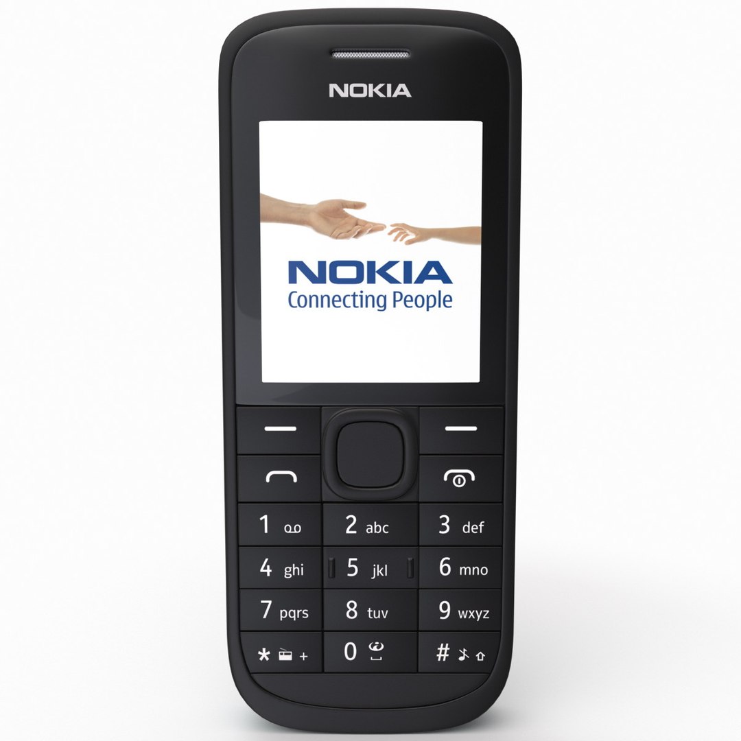 3d Nokia 113 Black Model