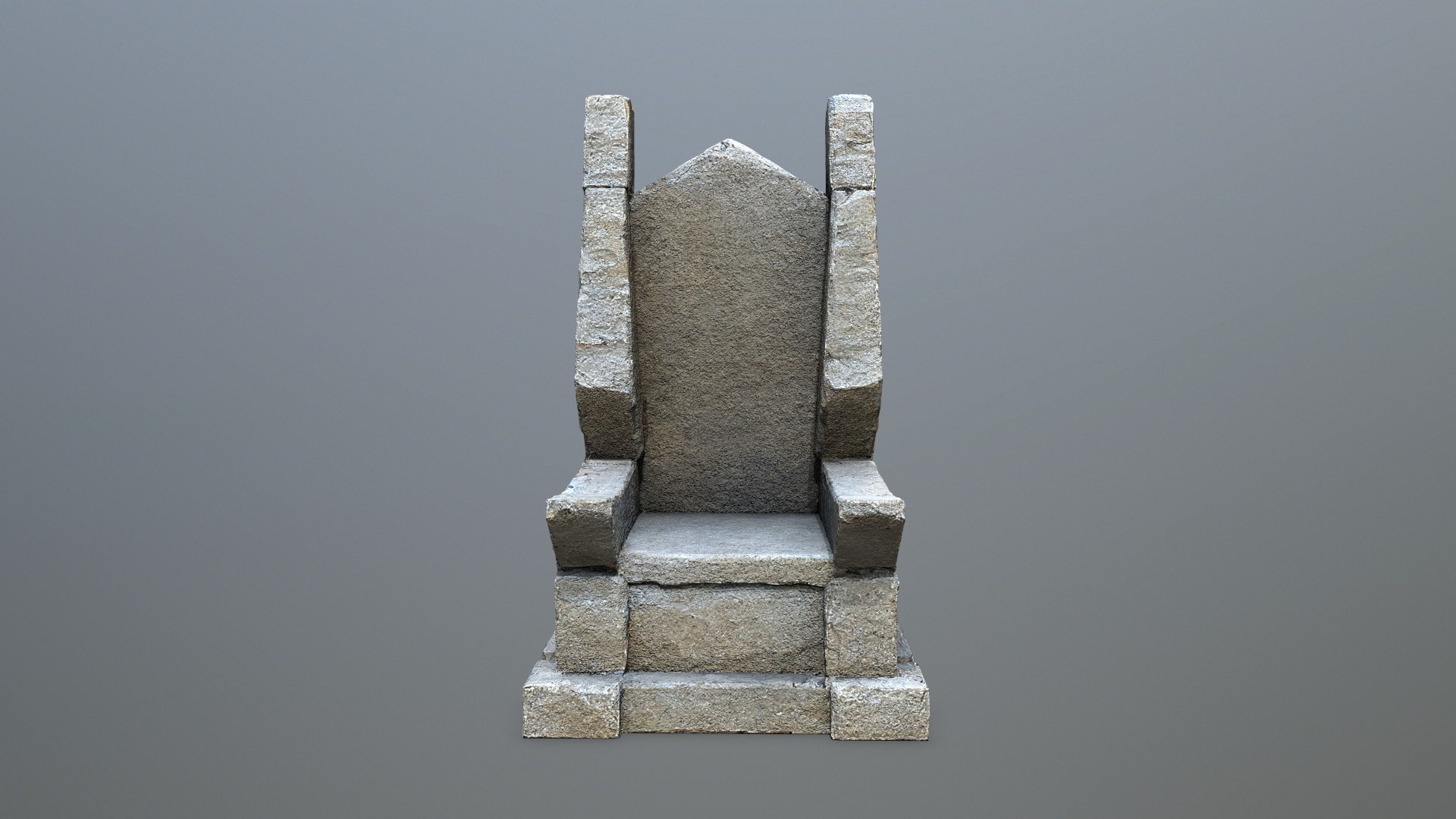 Stone Throne 1 3D - TurboSquid 2268850